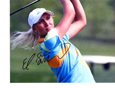 ELLINOR SUDOW LPGA star hand signed autographed 8x10 golf photo Sweden ...