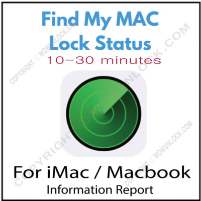 MACBOOK/iMAC/Macbook Pro Air Info Check, Find My Mac (FMM, FMI) Checker ...