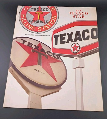 Texaco Star 1977 75th Anniversary Motor Oils Magazine Stockholders Wv ...
