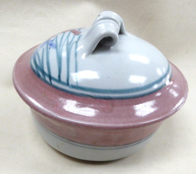 Vintage Art Pottery Casserole Dish Tortilla Warmer Signed MH Mason ...