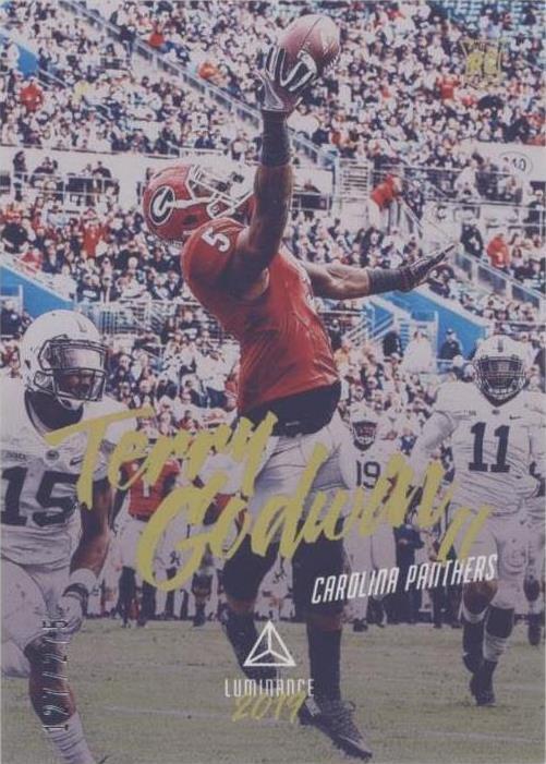 2019 Panini Luminance - Rookie Terry Godwin II #192 Gold /275 (RC) for ...