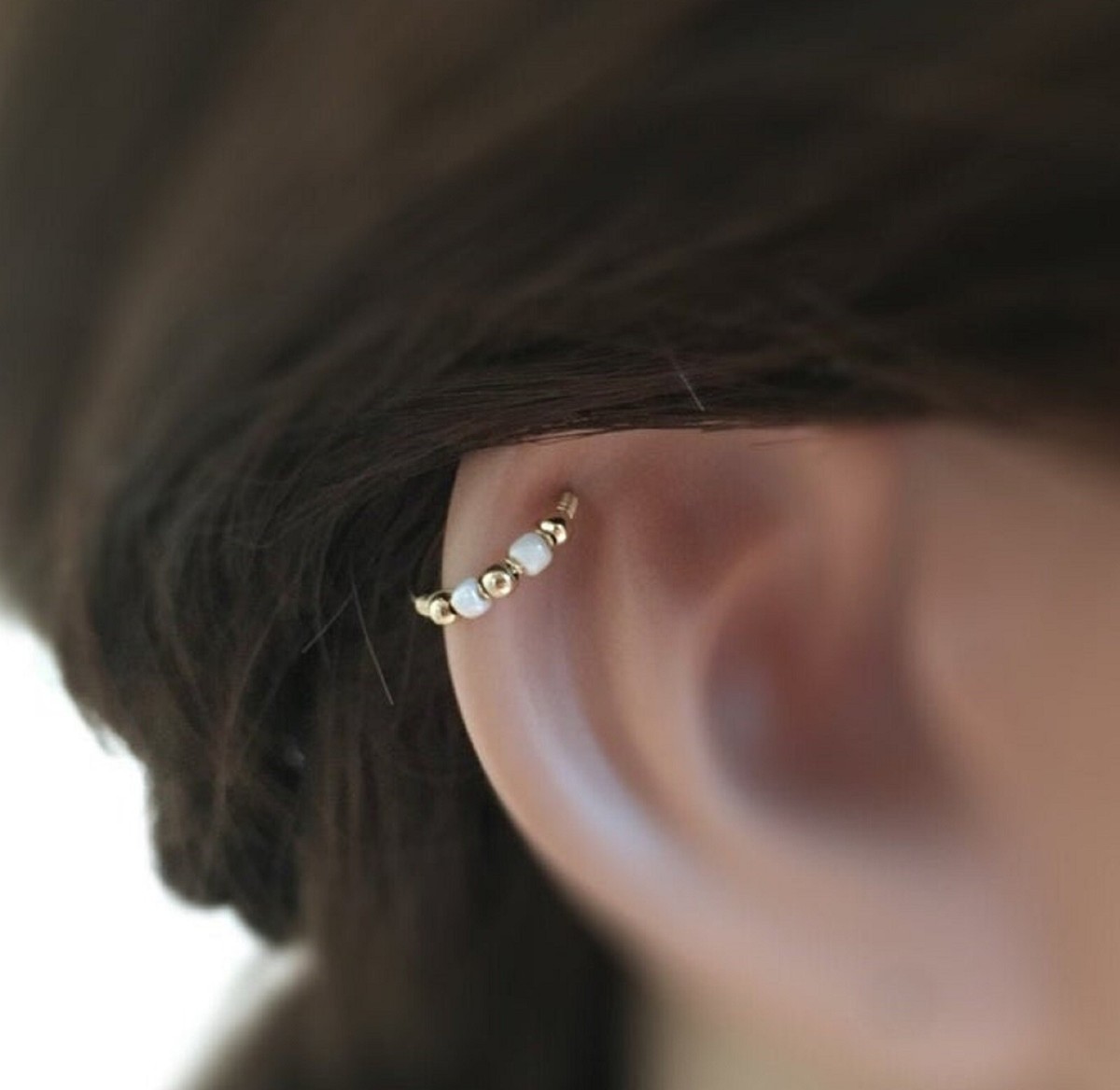 Rook And Cartilage Piercing