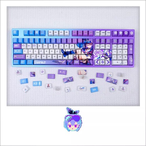 Anime Honkai: Star Rail Silver Wolf Wired Mechanical Keyboards PBT ...