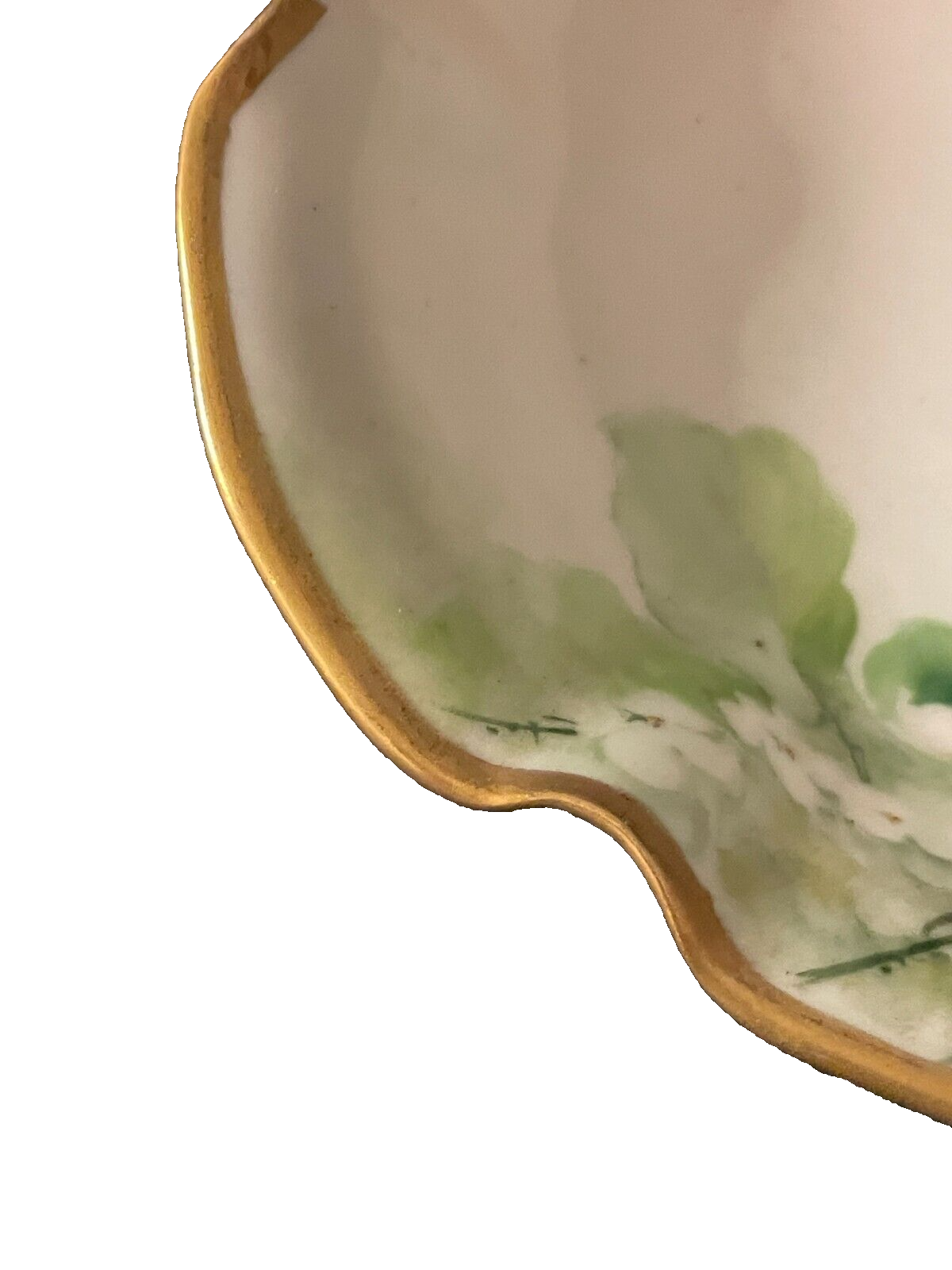 Richard Ginori Italy Bowl Hand Painted Floral Gold Rim Red Backstamp ...