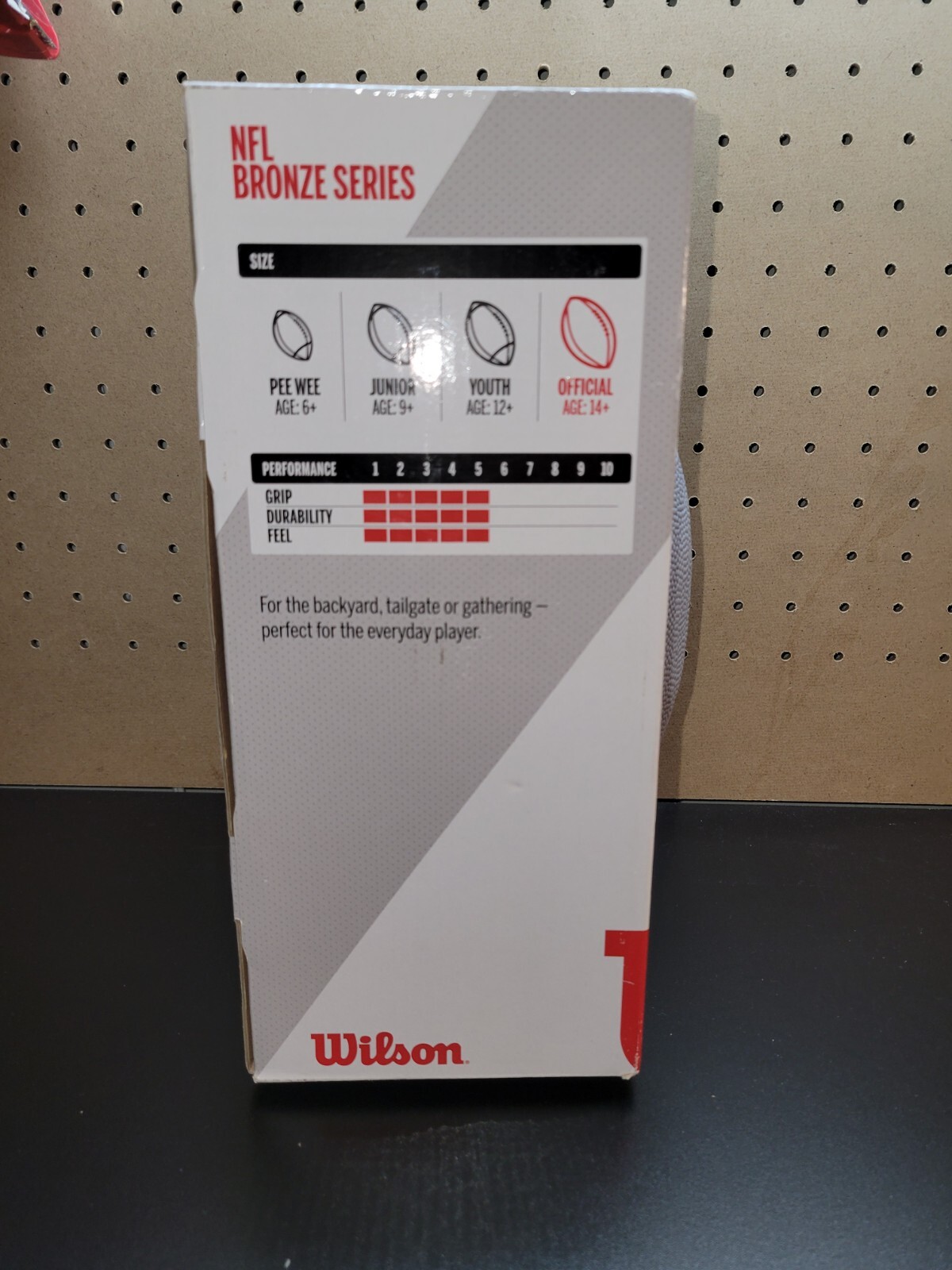 NFL Bronze Series Wilson Football - Gray All Weather AFC NFC New in Box ...