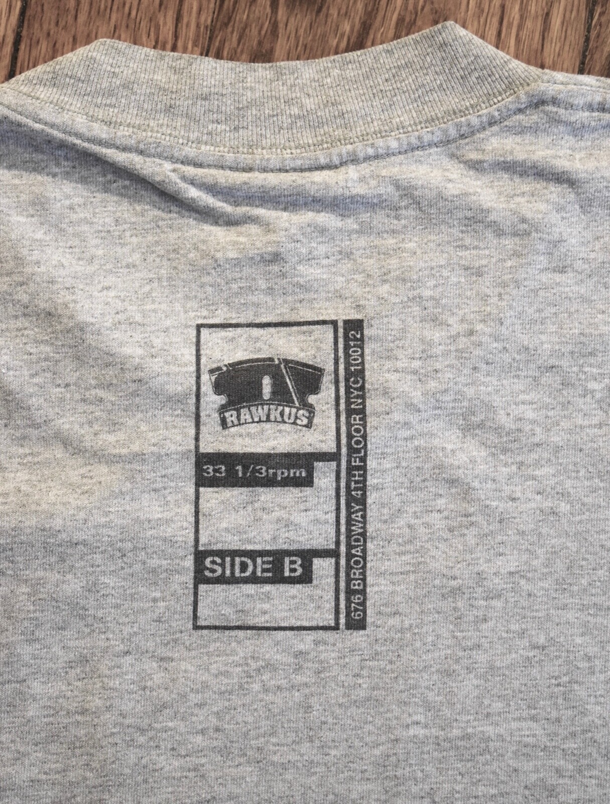 1999 RAWKUS RECORDS big logo vtg 90s rap tee hip hop black star T-shirt ...