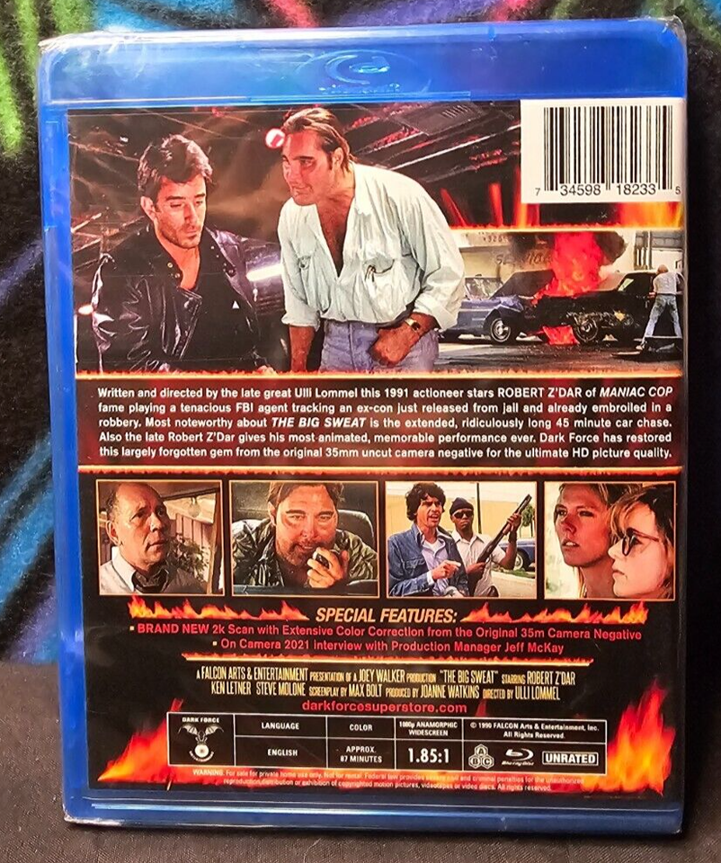 The Big Sweat (Blu-ray, 1991) Robert Z'Dar, Ken Letner, Kevin McBride ...