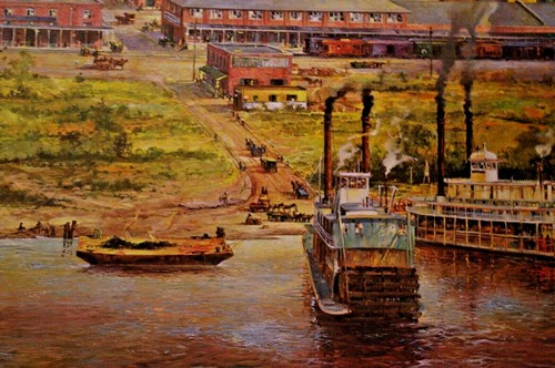 Robert Rucker Rare Remarque S/N print "Catfish Town" 12/25 Print | eBay