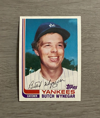 1982 MLB Topps Traded Baseball | Butch Wynegar | #131T | New York ...