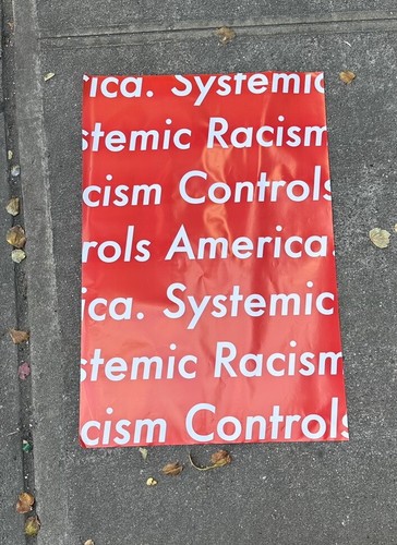 Denim Tears Systemic Racism Controls America Wheat paste Poster Nyc ...