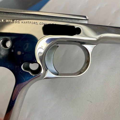 Blue Steel 1911 Series 70 Short Pull Trigger Colt | eBay