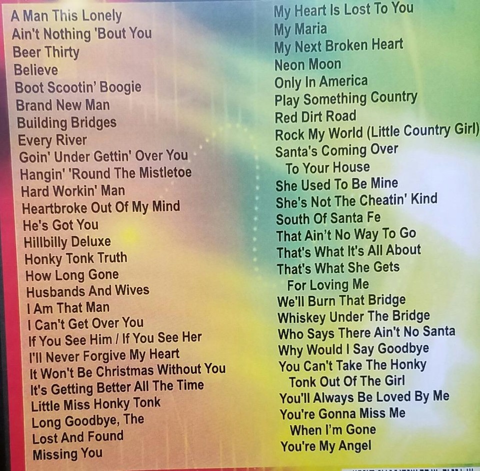 BROOKS & DUNN 3 CDG COUNTRY SET CHARTBUSTER KARAOKE 50 SONGS CD+G MUSIC ...