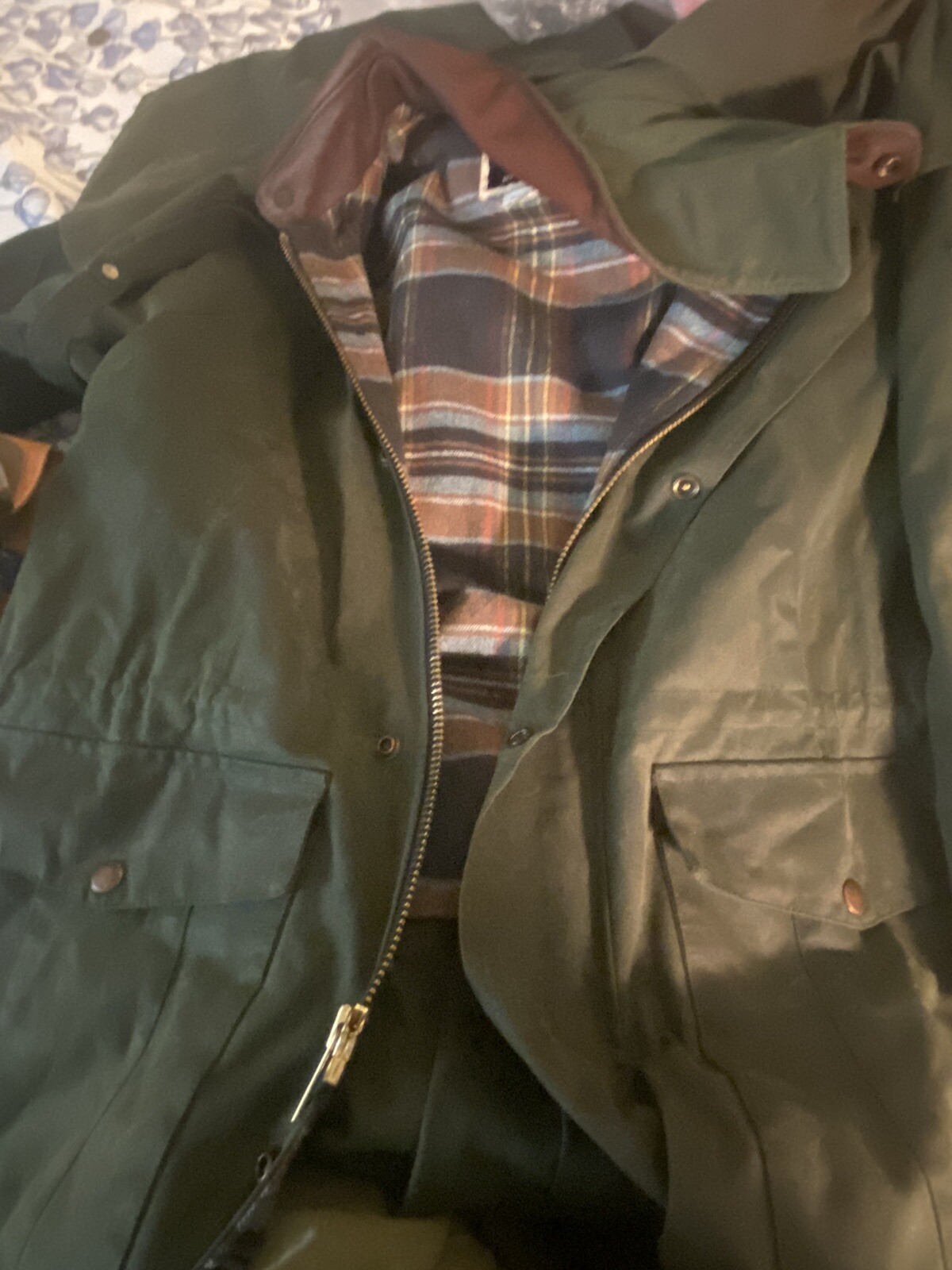 Australian Outback Collection Drover Coat Mens XS Duster Waxed Cotton ...