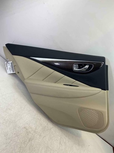 Q50 Left Lh Rear Door Trim Panel Brown Wood Fits INFINITI Q50 2014-2020 ...