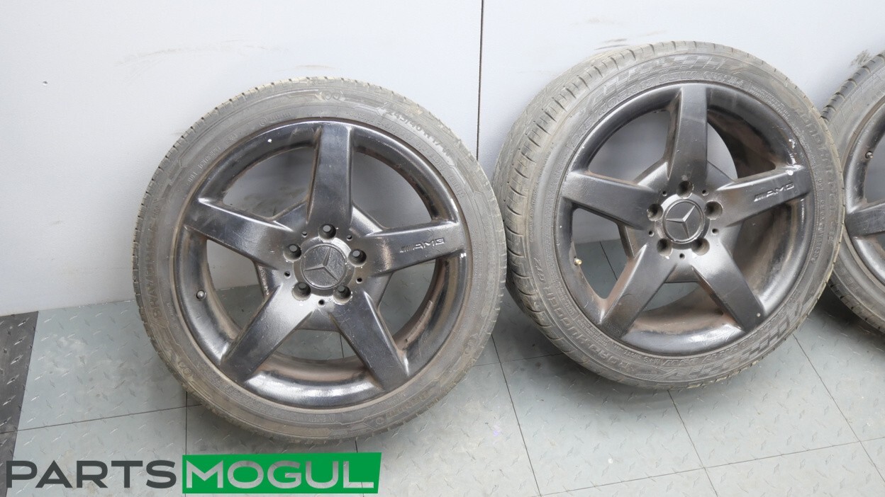05-08 Mercedes SLK280 SLK350 Set of Wheels Rims Alloy Chrome AMG Sport ...