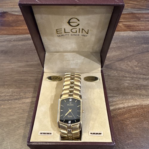 Elgin Watch Diamond Quartz Hardly Used | eBay
