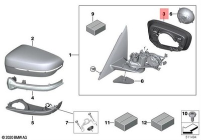 Genuine BMW Alpina B7 G11 G12 G14 G15 G30 G31 Supporting Ring Left ...