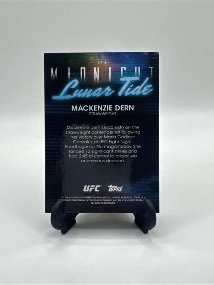 2025 UFC Midnight Mackenzie Dern Lunar Tide Dusk 49/75 | eBay