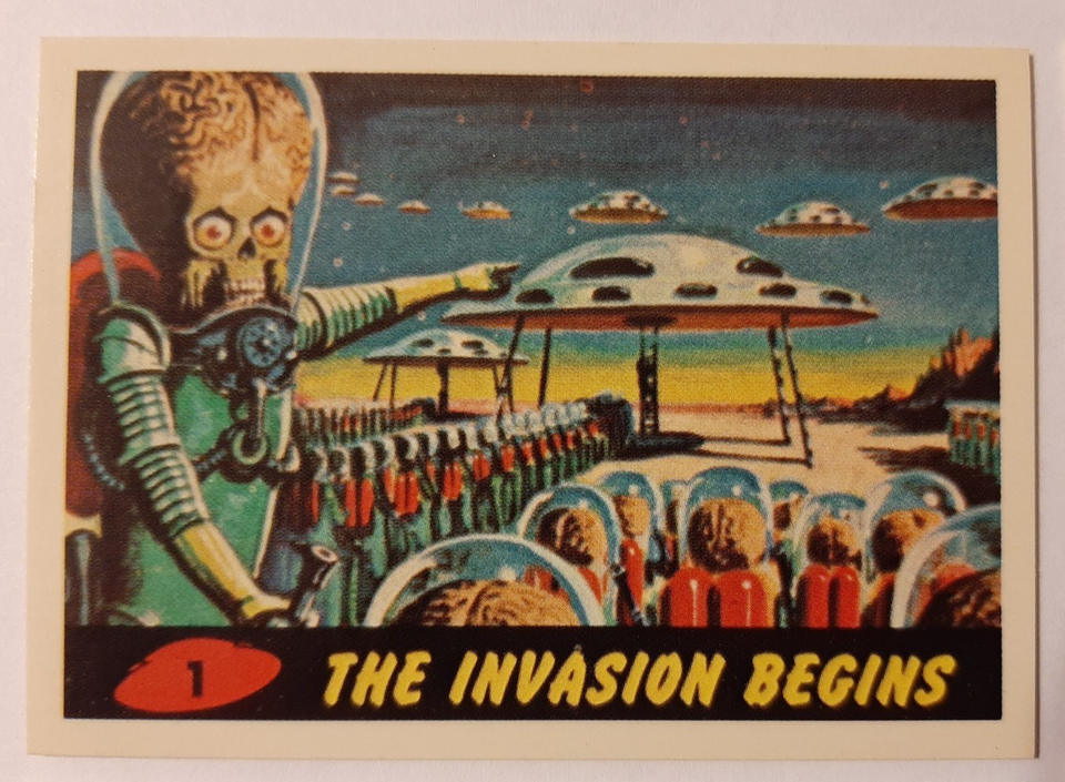 1984 Mars Attacks official 1962 Renata Galasso reprint 56 trading card ...