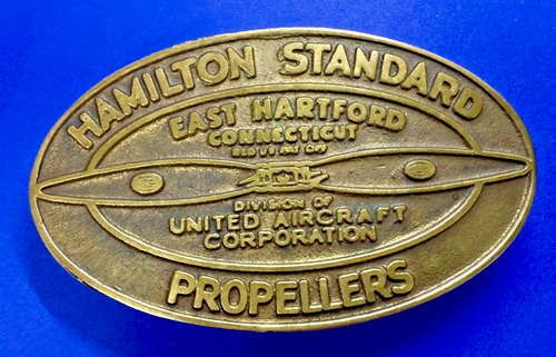 Hamilton Standard Propellers Hartford Connecticut United Aircraft Belt ...
