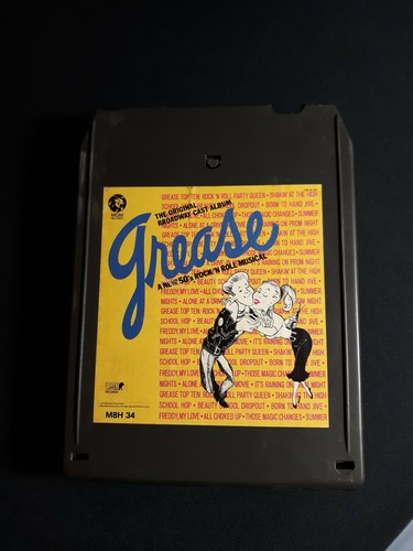 Grease- The Original Broadway Cast- 8 Track | eBay