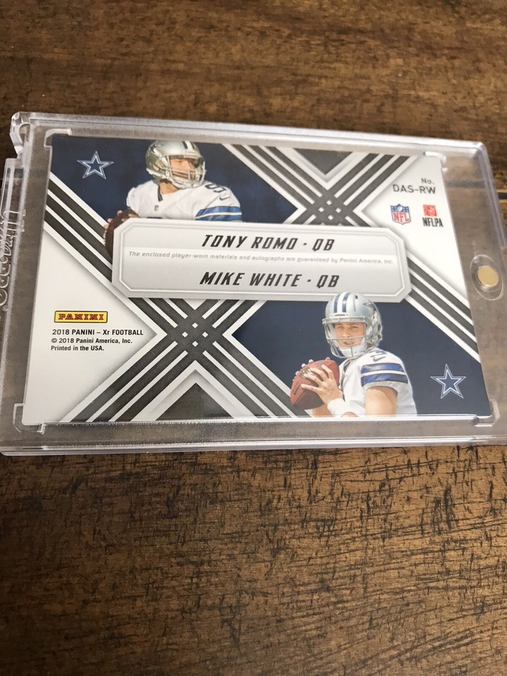 Tony Romo 2018 XR Dual Patch Auto/10!! | eBay