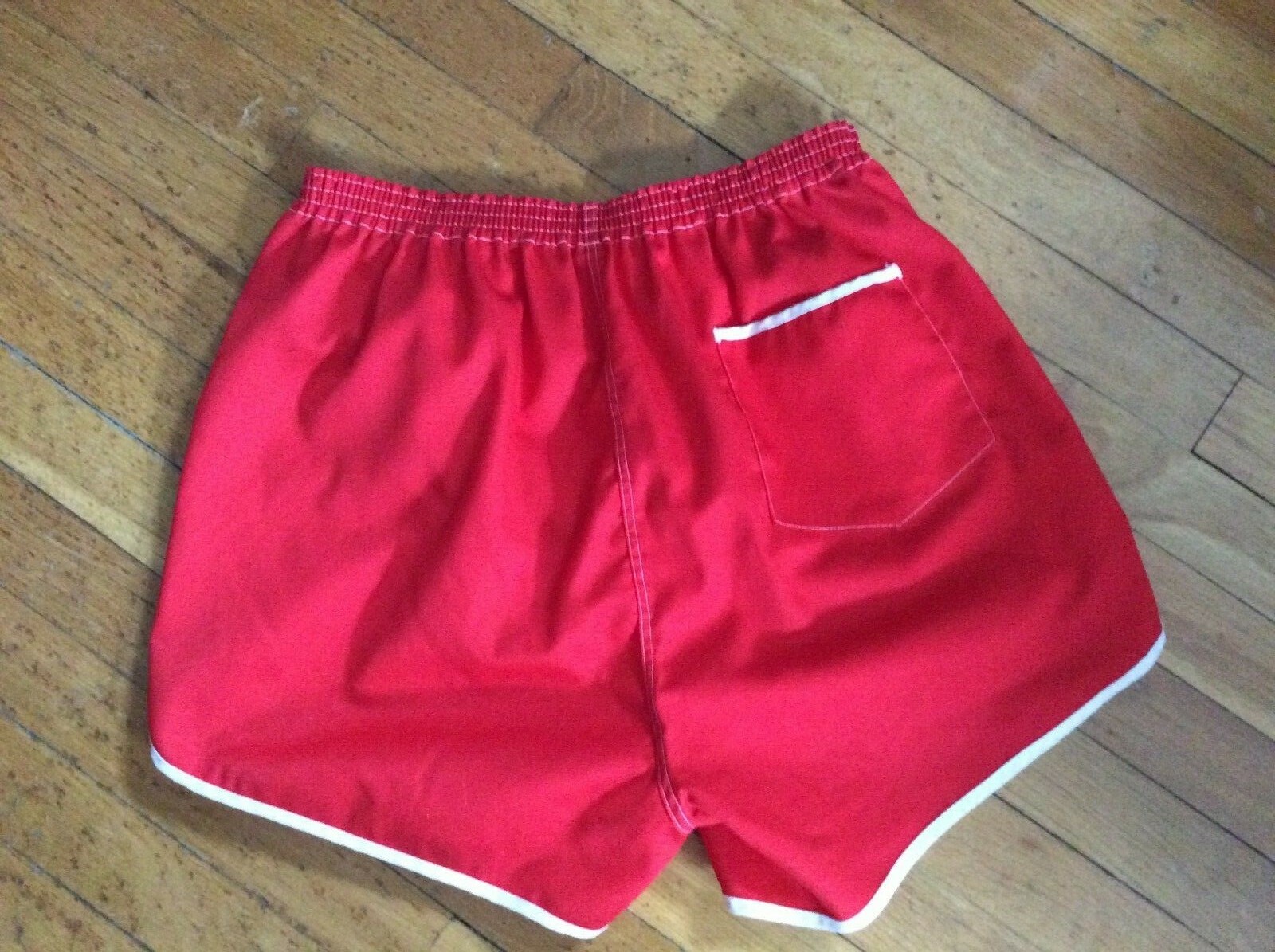 1970's VINTAGE 70's Athletic Gym Short Shorts *THE SU… - Gem