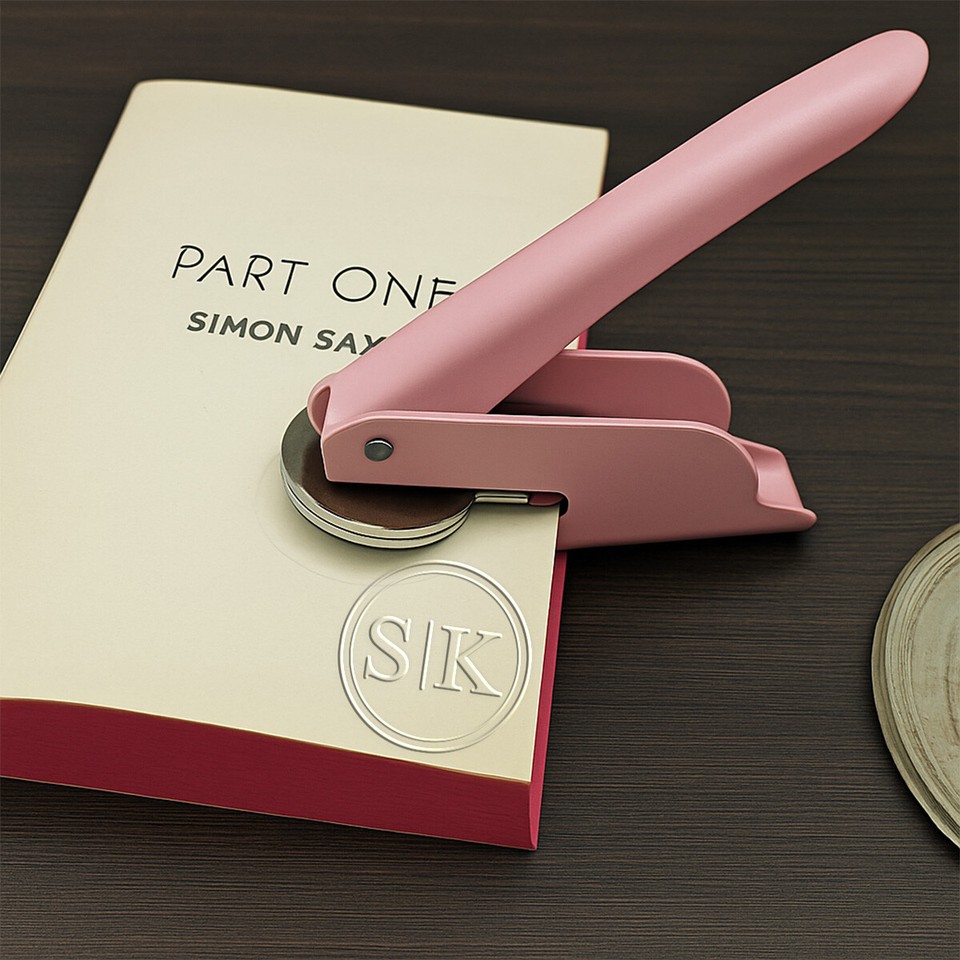 Personalized Book Embosser Library Stamp Gift for Book Lover Readers ...