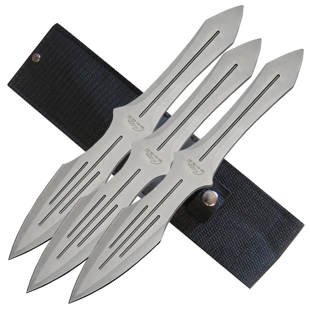 Pro Quality 10" 3pc THROWING Knives KNIFE SET - Rite Edge - Designed ...