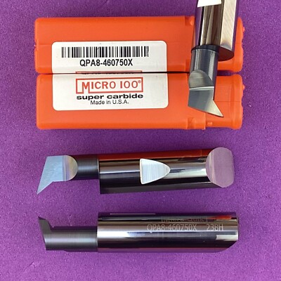 MICRO 100 QPA8-460750X Carbide Quick Change Angled Profiling Tool🎯 ...