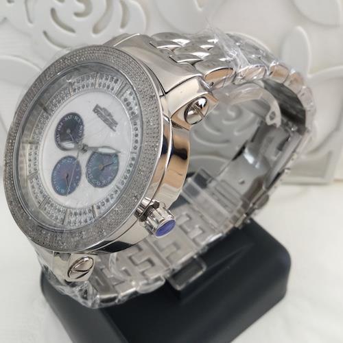 FREEZE MENS WRIST WATCH WITH DIAMONDS CHRONOGRAPH MOVEMENT/ INTERCHANGE ...