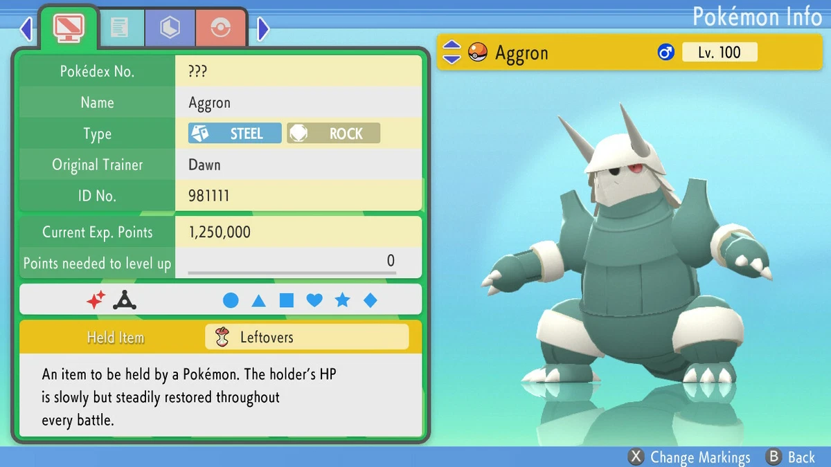 Shiny Aggron Pokemon