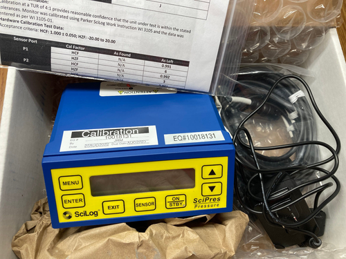 Parker SciLog SciPres Pressure Monitor never used new | eBay
