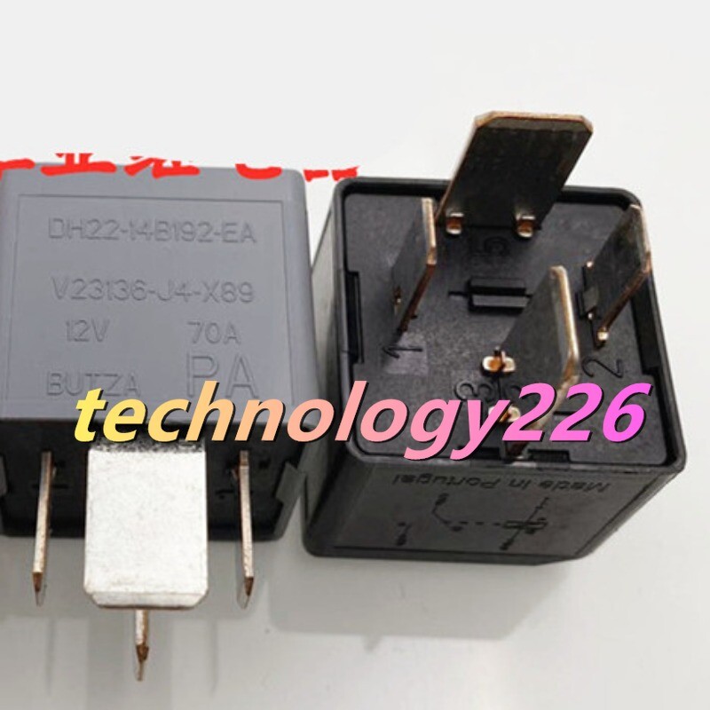 1PC NEW TE Automotive relay V23136-L31-D642 12V 70A Black D642 #YX | eBay