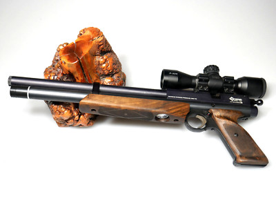 CUSTOM WALNUT PISTOL FOREARM & GRIPS FIT CROSMAN 1720T/1720 T, BENJAMIN ...