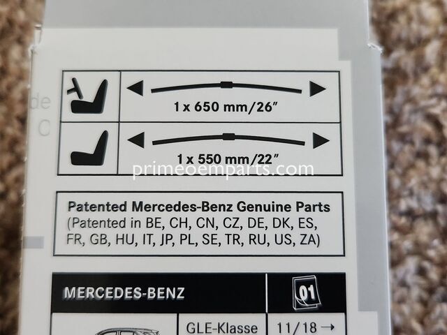 Genuine OEM Mercedes Benz Front Blade Set 1678209201 | eBay