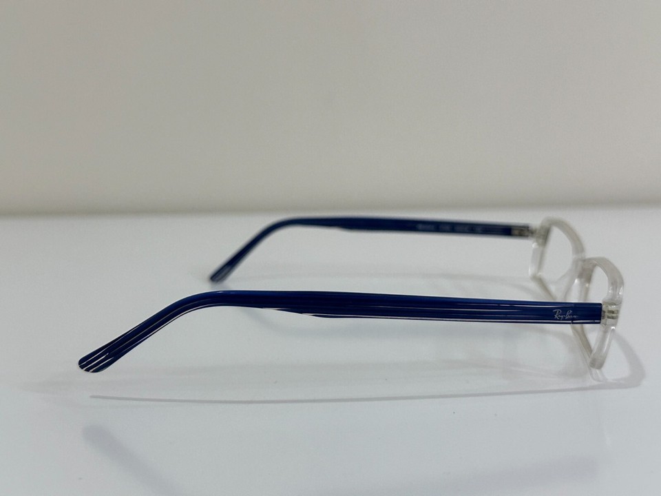 Ray Ban RB 5044 2135 Square Blue Clear Eyeglasses Frame Only 50-16-135 ...