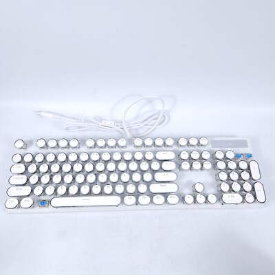 *Missing 3 Caps Magegee MK-STORM Gaming Keyboard Steampunk Typewriter ...