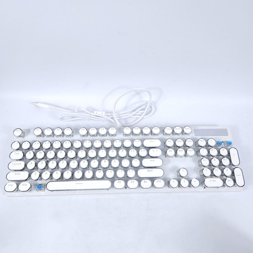 *Missing 3 Caps Magegee MK-STORM Gaming Keyboard Steampunk Typewriter ...