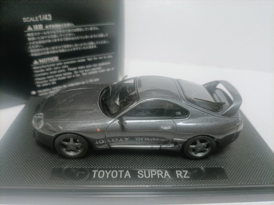 Ebbro 1:43 Toyota Supra RZ Metal Coupe Model in Grey | eBay UK