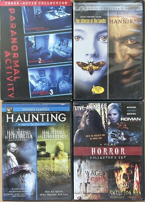 Set Of 4 Horror DVDs Paranormal Activity Haunting Collectors Set ...