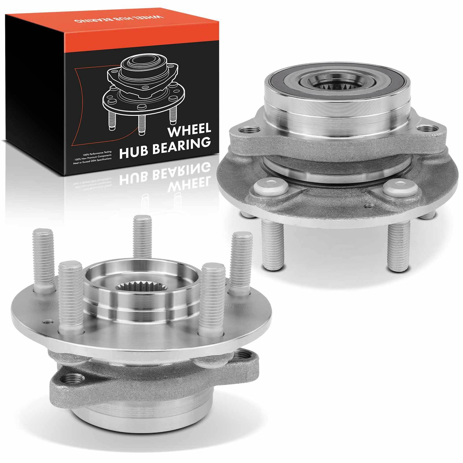 2x Front/ Rear Wheel Hub Bearing Assy for Hyundai Elantra GT Kona ...