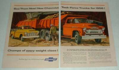 1956 Chevrolet 10500 & 3100 Pickup Truck Ad! | eBay
