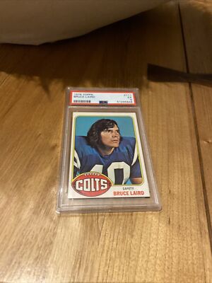 Bruce Laird 1976 Topps PSA 5 Football Card | eBay