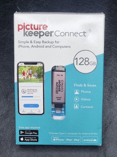 Picture Keeper Connect 128 GB Portable Flash USB Backup Storage Rose ...