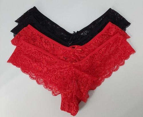 *NEW* 4 Pack Sexy Strappy Back Cheeky Lace Trim Panties #939 | eBay