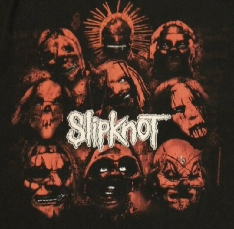 RARE Slipknot 2003 Iowa Era Black Shirt Men's Size Me… - Gem
