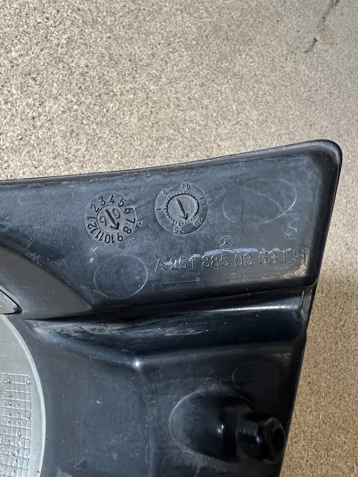 06-08 Mercedes W251 R320 R350 R500 Front Left Side Bumper Grille ...