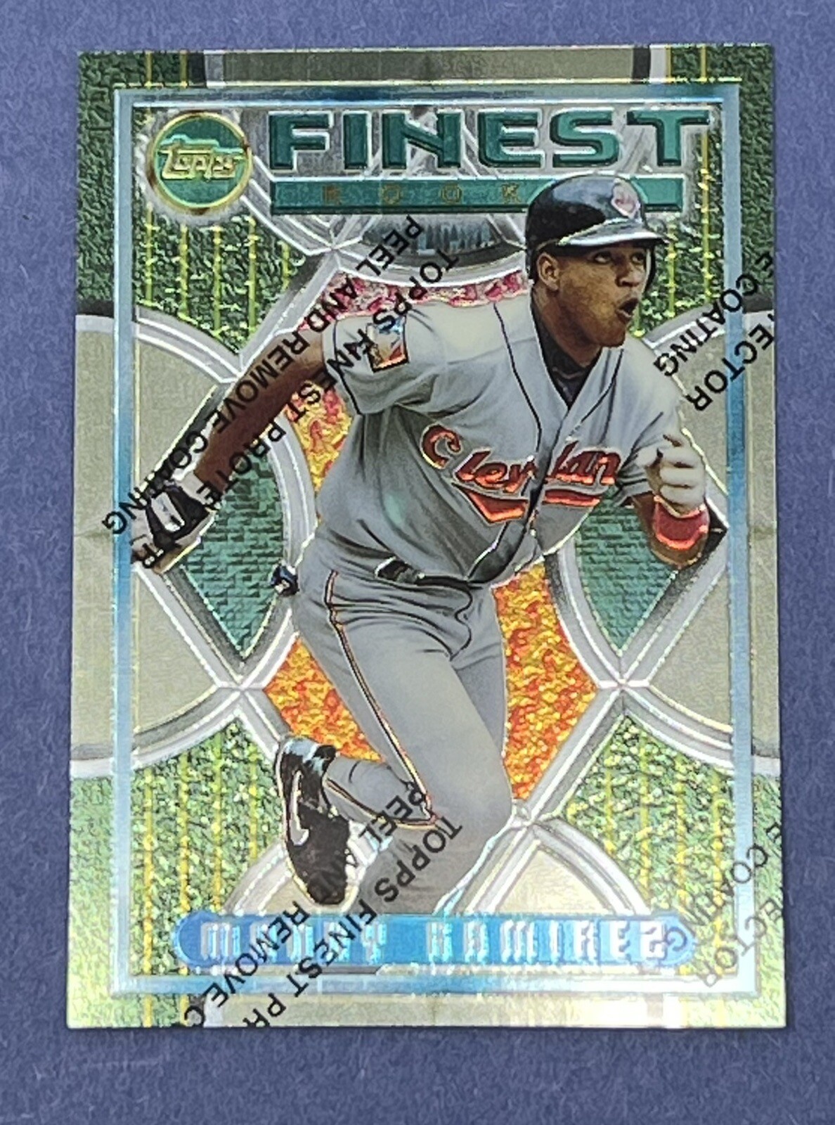 1995 Topps Finest Manny Ramirez #4 NM Cleveland Indians | eBay