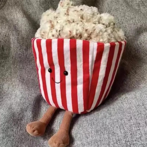 Jelly Cat Apricot Lamb Popcorn Smiling Plush Doll Cat Dog Interactive ...